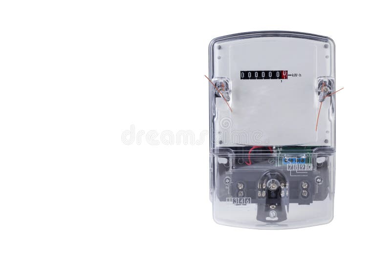 The electric meter stock photo. Image of power, production - 76545336