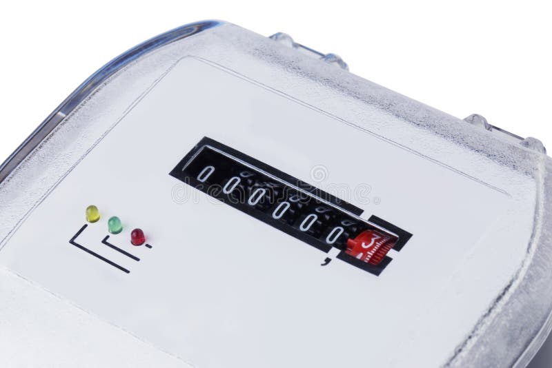 The electric meter stock image. Image of electricity - 76545343