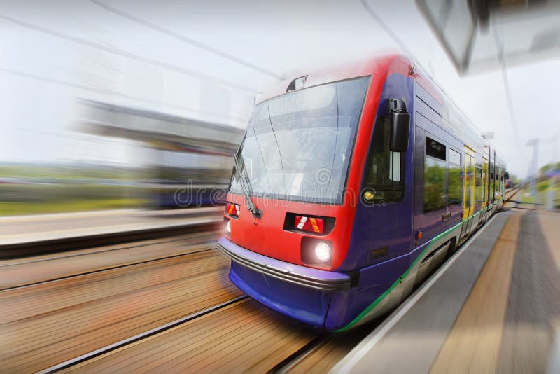 Electric metro tram stock photo. Image of metro, midlands - 33670988