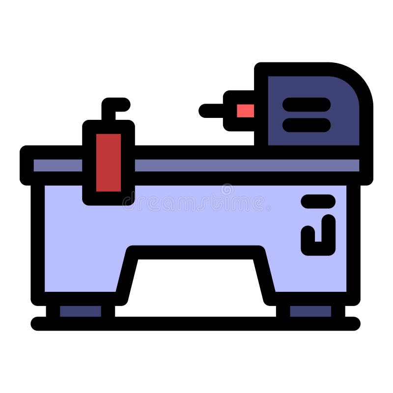 Electric Milling Machine Icon Color Outline Vector Stock Illustration ... Electric Milling Machine Icon Color Outline Vector Stock Illustration ...