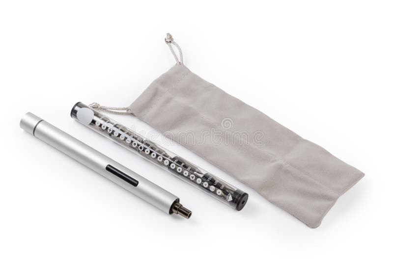 Electric Mini Screwdriver, Case of Interchangeable Bits Set, Textile ...