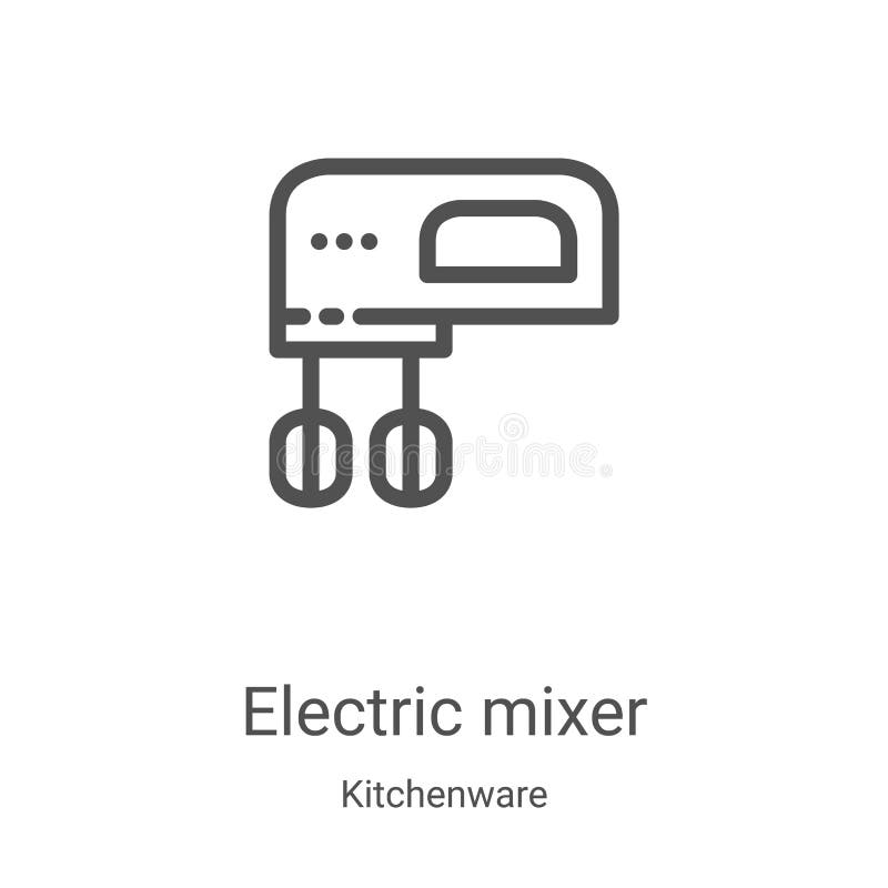 Mixer Icon Vector from Audio and Video Collection. Thin Line Mixer ...