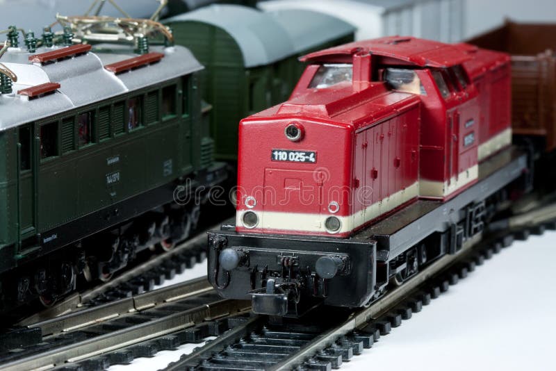 Model trains stock photo. Image of passenger, scale, railroad - 30052608