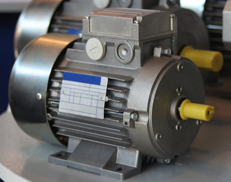 Electric motor stock image. Image of metal, volt, phase - 3437523