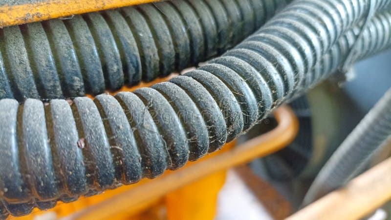 Protection Hose for Electrical Wires Stock Image - Image of protection ...