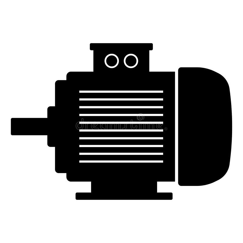 Electric Motor Icon. Engine Vector Illustration Stock Vector ...