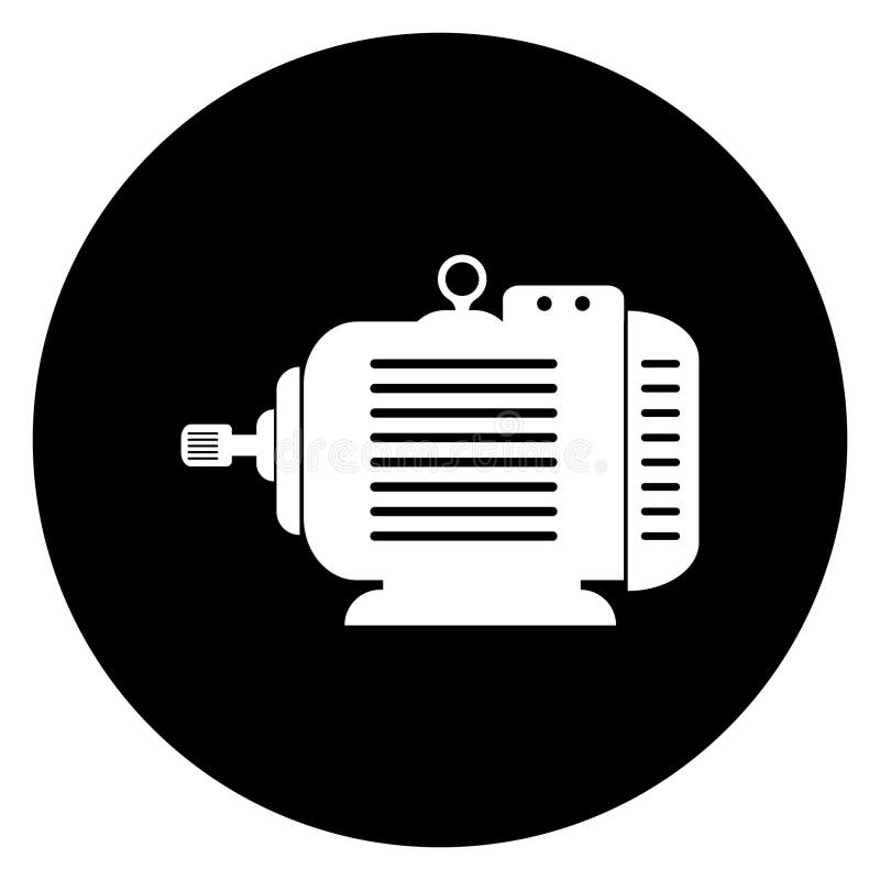 Electric Motor Icon Logo Design Stock Vector - Illustration of turbine ...