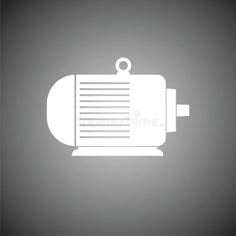 Electric motor icons set stock vector. Illustration of illustration ...