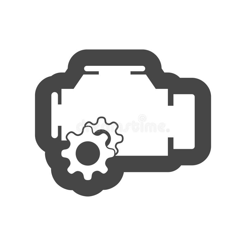 Electric motor icon stock vector. Illustration of electric - 177376400