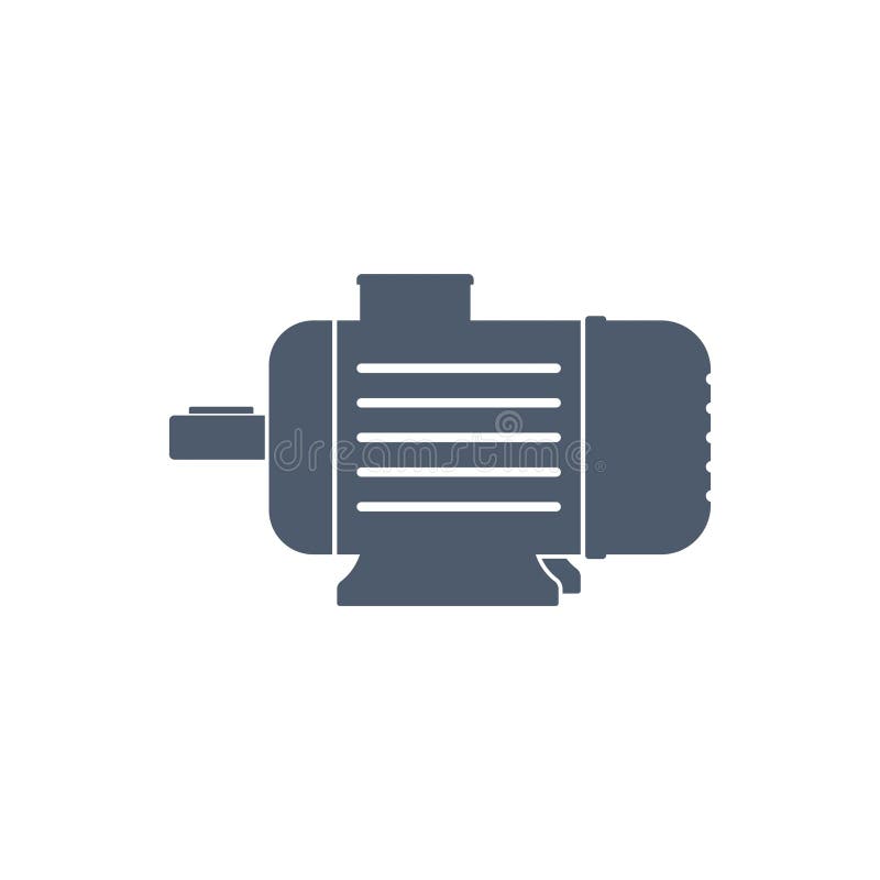 Electric Motor Icon Vector Illustration Logo Template Stock ...