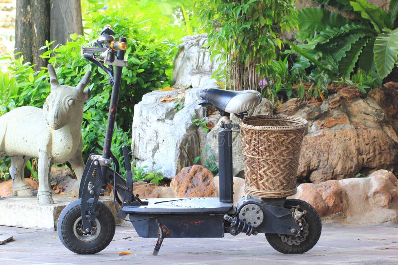 Electric Motorcycle Embrace Smart Technology Stock Image - Image of ...