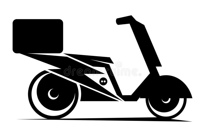 Electric Motorcycle Modern Illustration Logo Design Vector Stock Vector ...