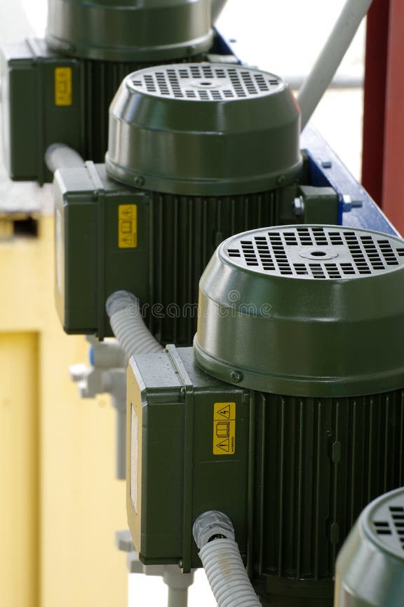 Electric motors stock image. Image of power, green, metal - 42484299