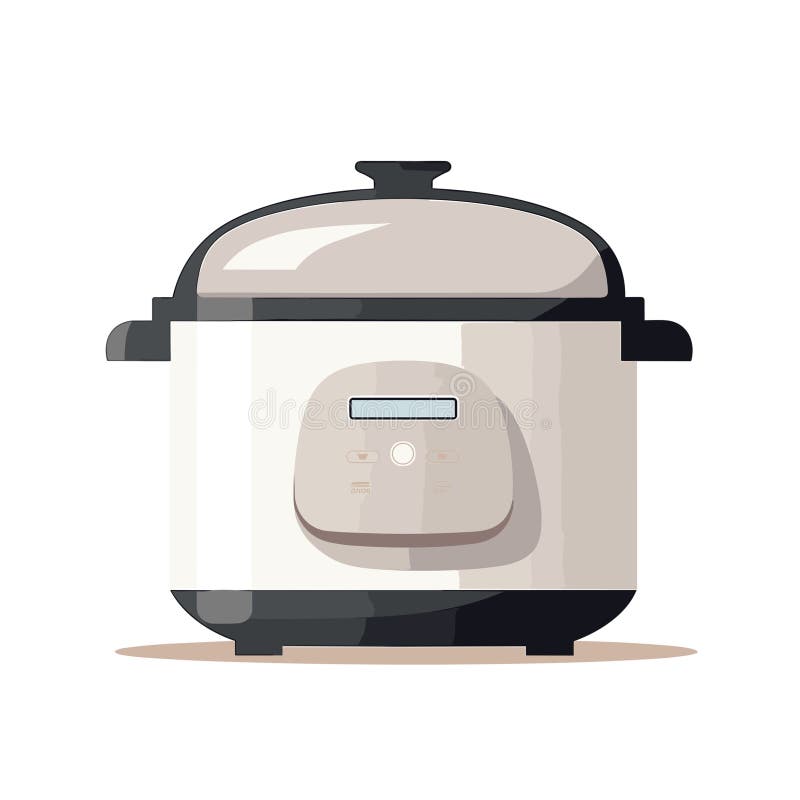 Electric Multi Cooker: Flat Style Vector Illustration Stock Vector ...