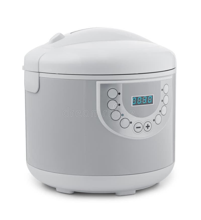 Electric multi cooker stock photo. Image of crokpot, background - 85444842
