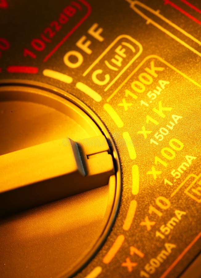Electric multi meter stock image. Image of gauge, experiment - 37382901