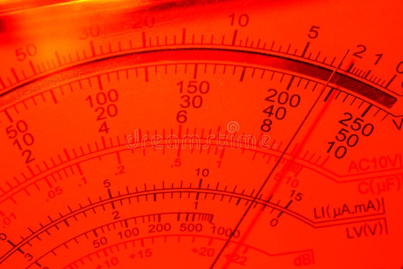 Electric multi meter stock image. Image of indicator - 39461855