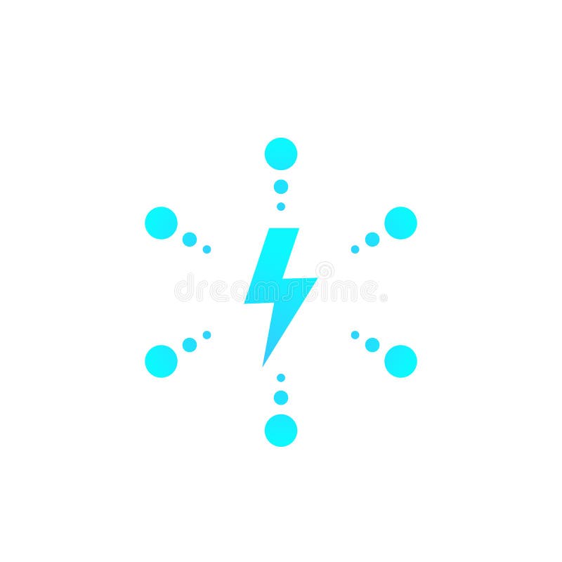 Electric Network, Electricity Vector Stock Vector - Illustration of ...