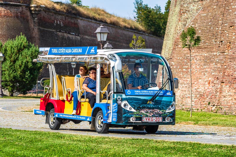 An Electric Open Car for Transportation of Tourists in Alba Iulia, 2021 ...