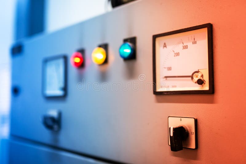 Electric Outdoor Fuse Box in Soft Light Stock Photo - Image of fuse ...