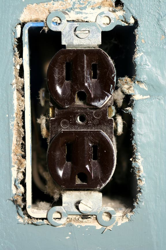 Electric outlet stock image. Image of wall, wires, electricity - 13056169
