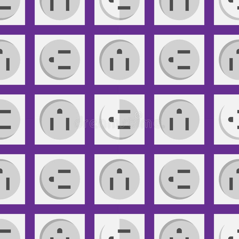 Electric Outlet Vector Illustration Energy Socket Electrical Outlets ...