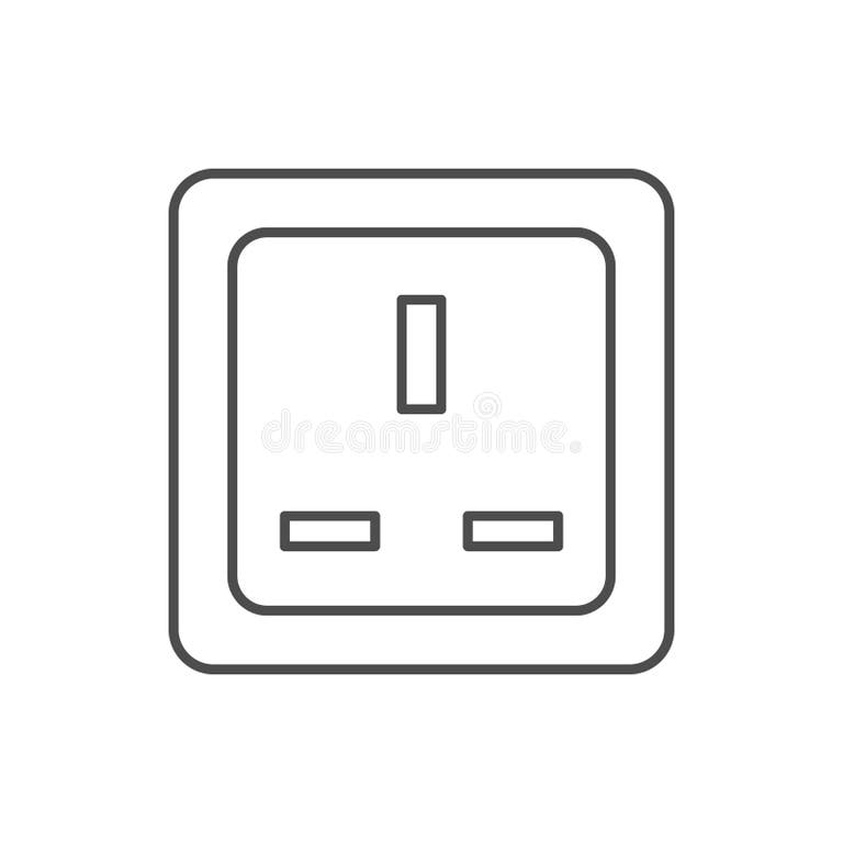 Electric Outlet Icon. Element of Web for Mobile Concept and Web Apps ...