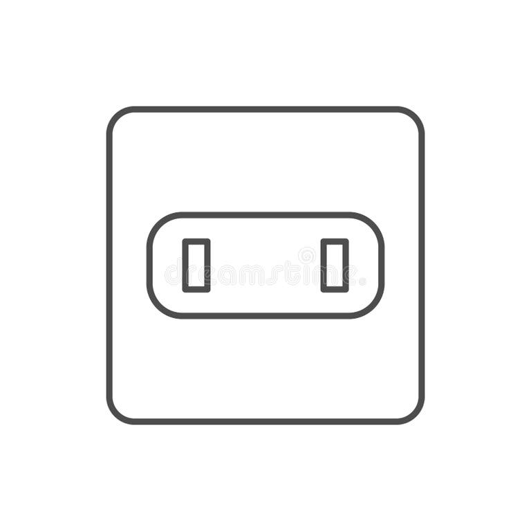 Electric Outlet Icon. Element of Web for Mobile Concept and Web Apps ...
