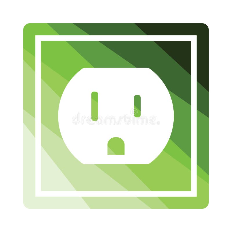 Electric outlet icon stock vector. Illustration of icon - 145505491