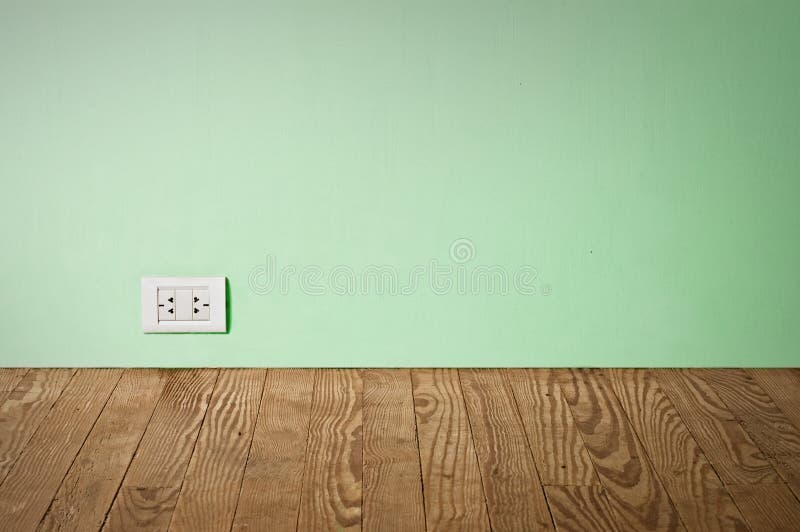 Electric Outlet in Old Wall. Stock Image - Image of texture, equipment ...