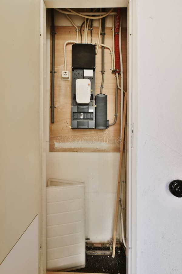 An electric panel stock image. Image of meter, electric - 233548863