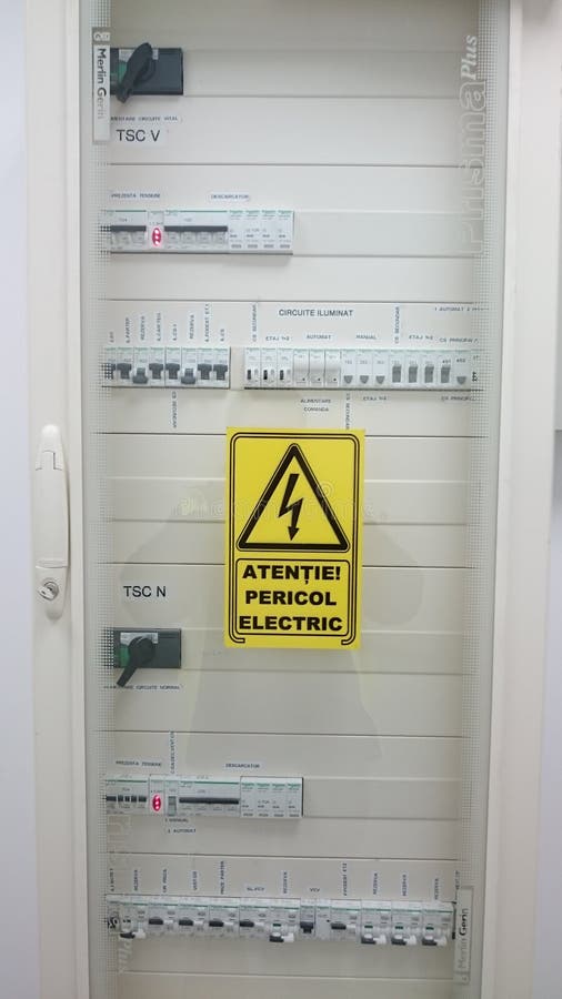 Electric panel stock image. Image of electrocution, electrical - 88407569