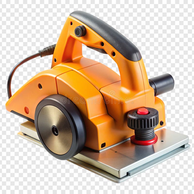 Electric Planer Isolated on Transparent Background Stock Illustration ...