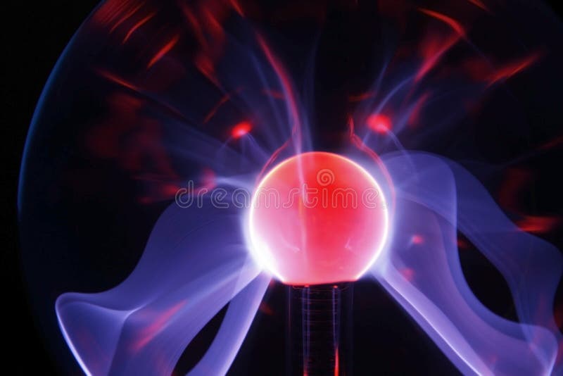 Electric Plasma Sphere stock image. Image of electric - 10553863