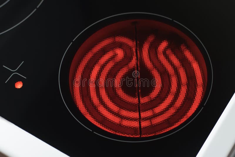Electric Plate Heating Element Stock Image - Image of heat, domestic ...