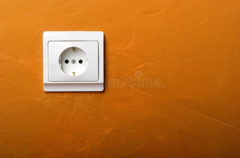 Electrical Outlet Smiley Face Stock Photo - Image of wall, light: 12350222