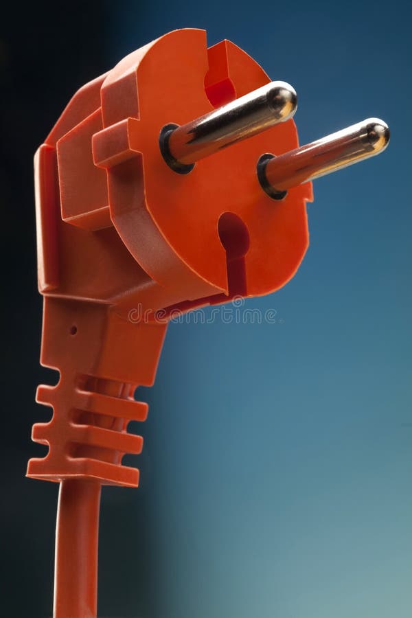 Electric plug stock image. Image of bolts, blue, plug - 22820377