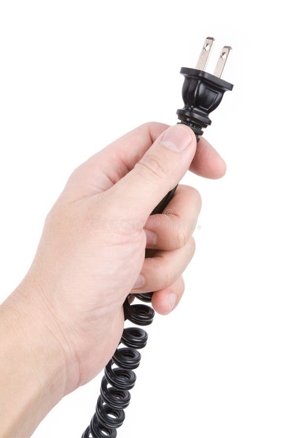 Electric Plug stock image. Image of supply, cable, isolated - 3962661