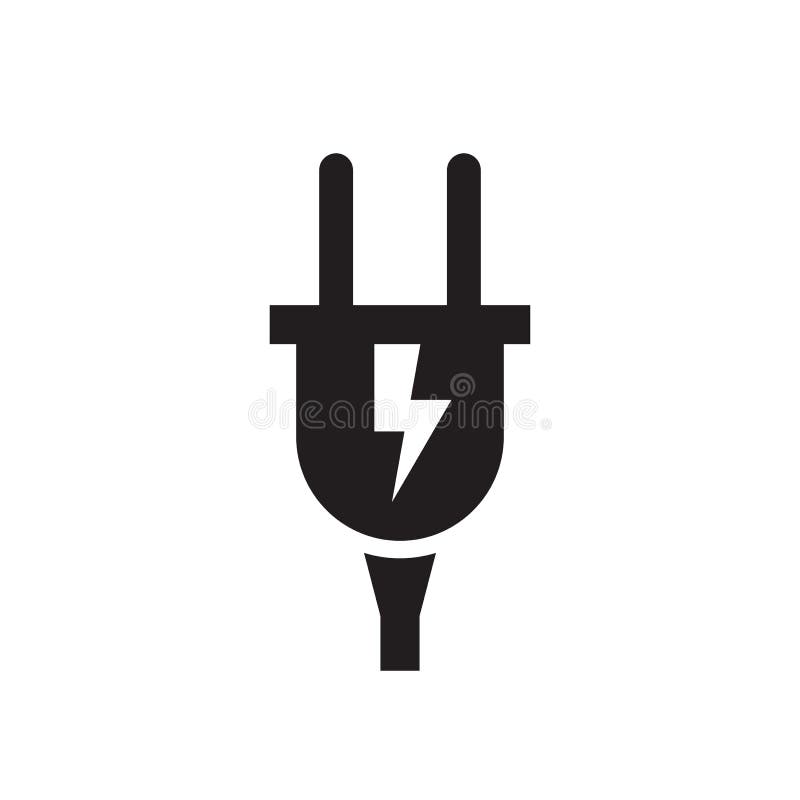 Plug it in Black and White Vector Illustration Stock Vector ...