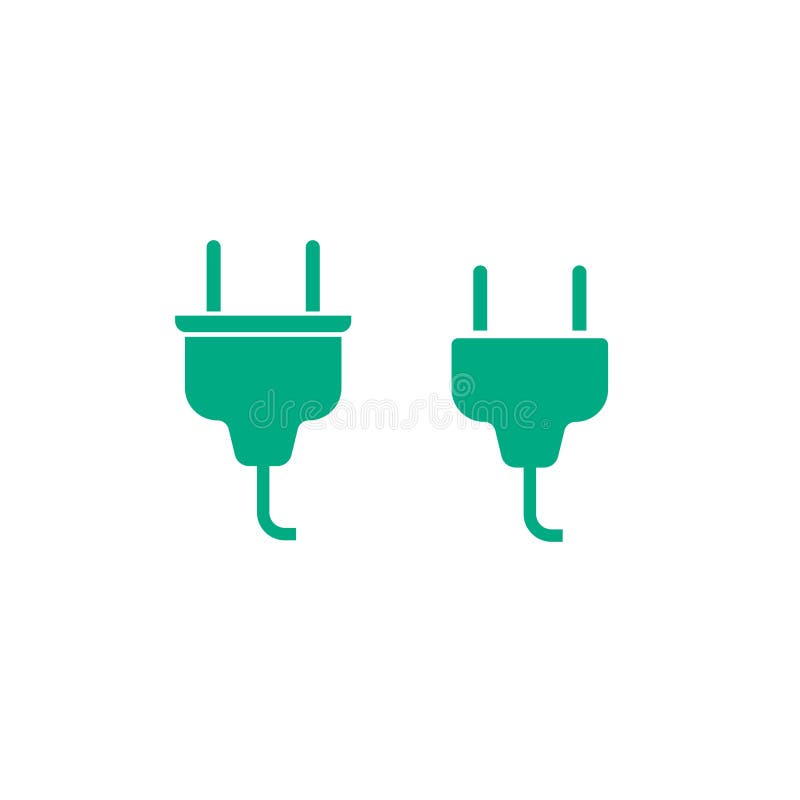 Plug Cable Vector Icon. Power Socket. Vector Illustration Stock Vector ...