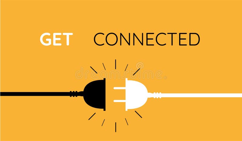 Electric Plug Connect Concept Socket. Stock Illustration - Illustration ...