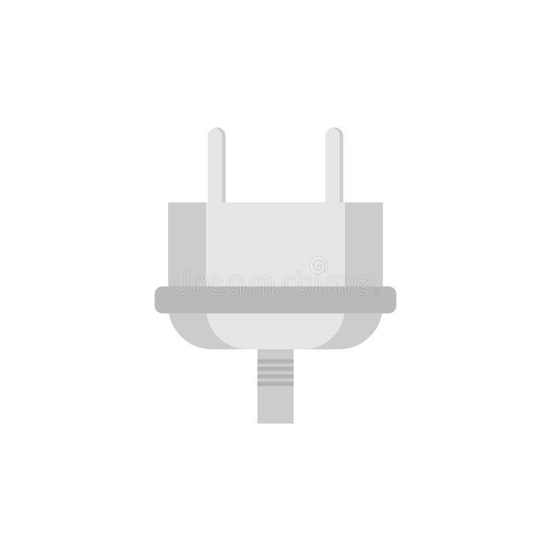 Electric Plug Flat Design Vector Illustration. Power Plug Icon ...