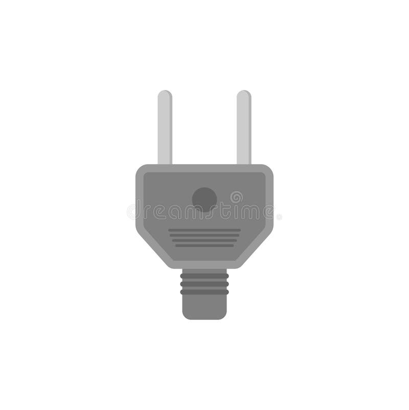 Electric Plug Flat Design Vector Illustration. Wire Plug and Socket ...