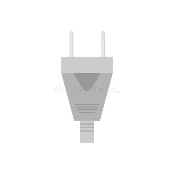 Electric Plug Flat Design Vector Illustration. Wire Plug and Socket ...