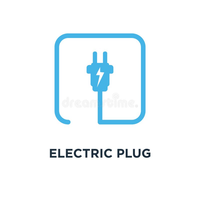 Electric Plug Icon. Electric Plug Concept Symbol Design, Vector Stock ...