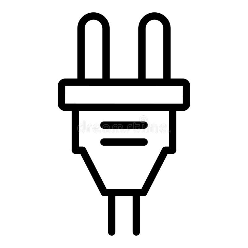 Unplugged Electrical Plug Icon, Simple Style Stock Vector ...
