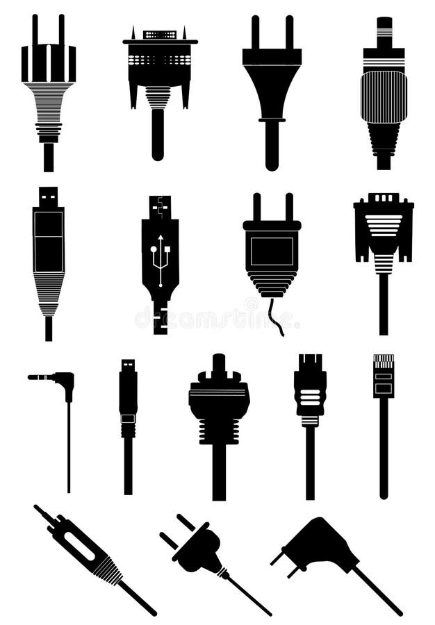 Power Cord Icons Stock Illustrations – 3,582 Power Cord Icons Stock ...