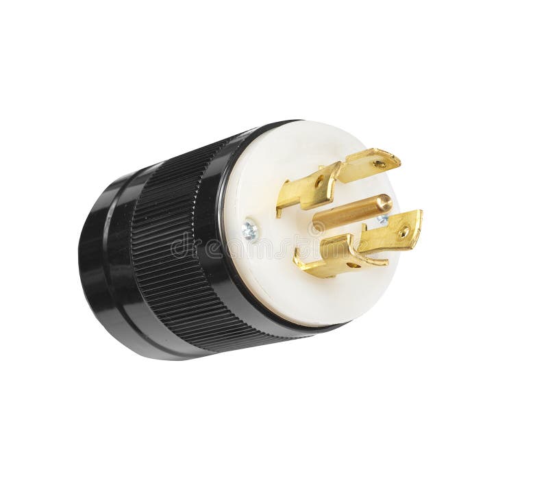 Electric plug isolated stock photo. Image of concept - 75994424