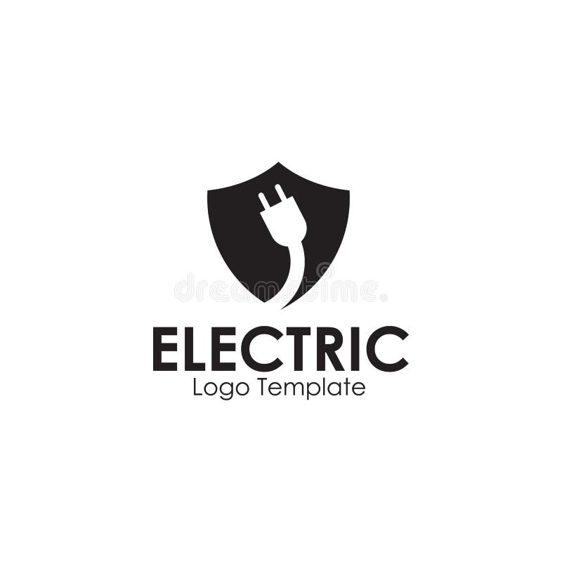 Electric Plug in Logo Design Vector Template Stock Vector ...