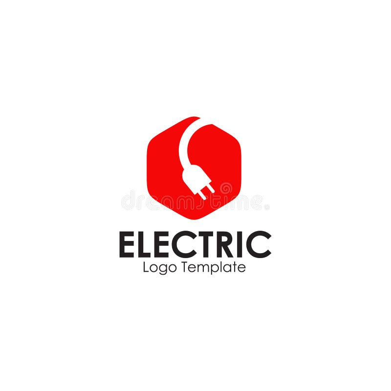 Electric Plug in Logo Design Vector Template Stock Vector ...